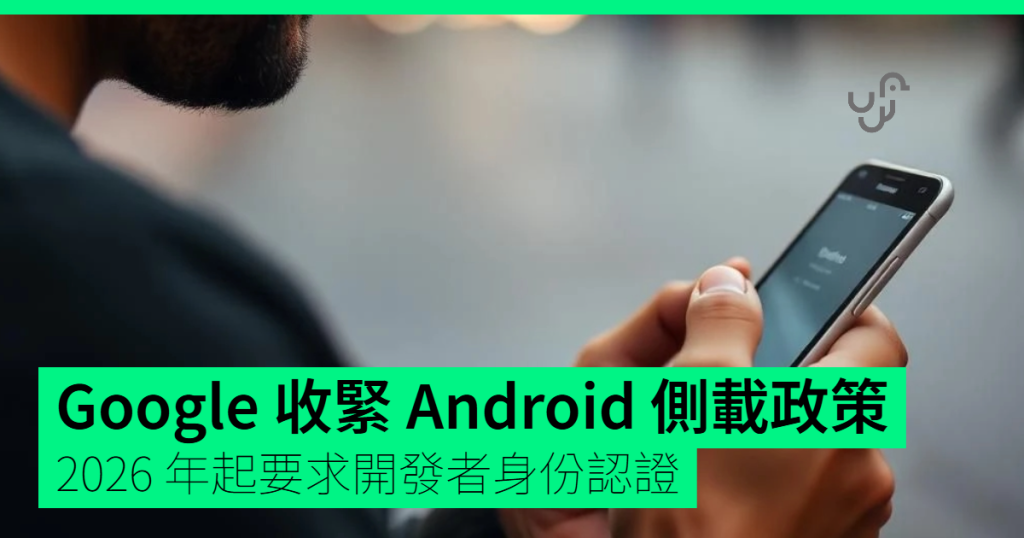 Google 收緊 Android 側載政策 2026 年起要求開發者身份認證 – unwire.hk 香港 – 香港網絡